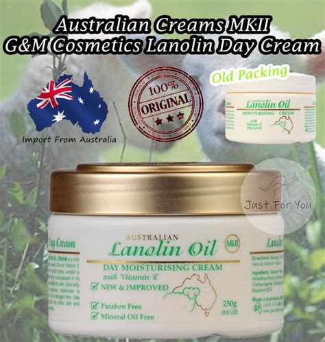 Original Gandm Australian Lanolin Oil Moisturising Cream 250g Lazada