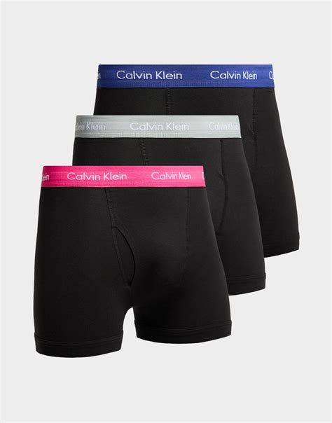 Black Calvin Klein Underwear 3 Pack Trunks Jd Sports