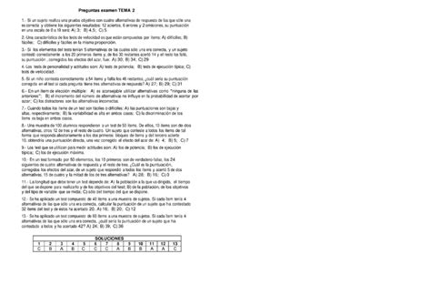 Preguntas tema recopilacion examen Psicometría Studocu