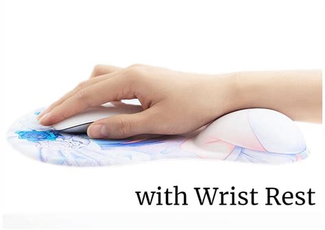 Dva D Va 3d Hand Wrist Rest Mouse Pad Mousepad Silicone Butt Breast Op K Minded