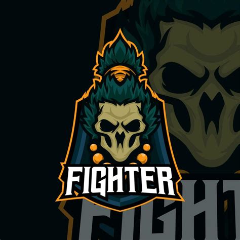Fighter Masscot Logo Illustration Premium Vector 20664592 Vector Art At