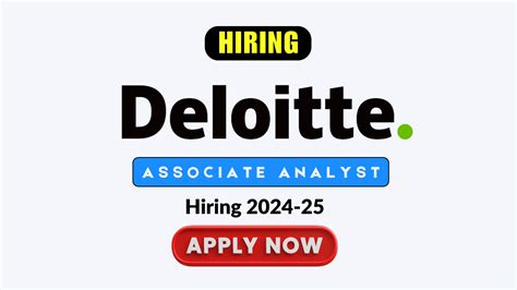 Deloitte Associate Analyst Hiring 2025 Apply Now Classic Technology