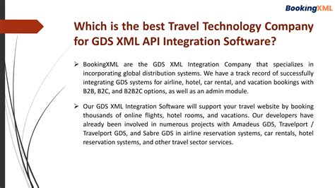 Gds Xml Api Integration Software Pptx