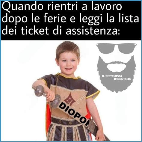 felice rientro un gran paio di palle 💓 sysadmin linux devops