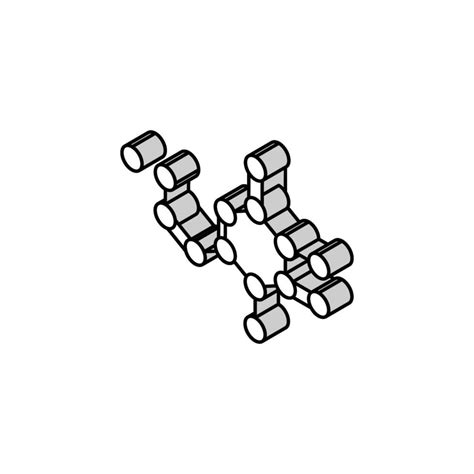 Molecular Structure Isometric Icon Vector Illustration 39837899 Vector Art At Vecteezy