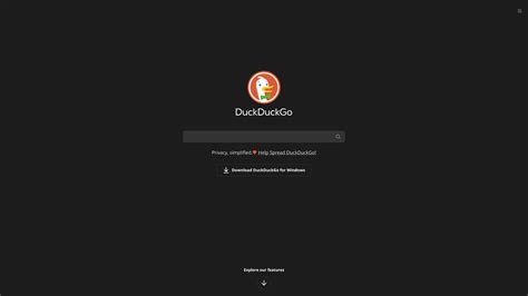 DuckDuckGo Landing Page UI Figma