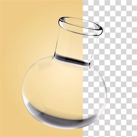 Premium Psd Round Bottomed Flask 3d Icon