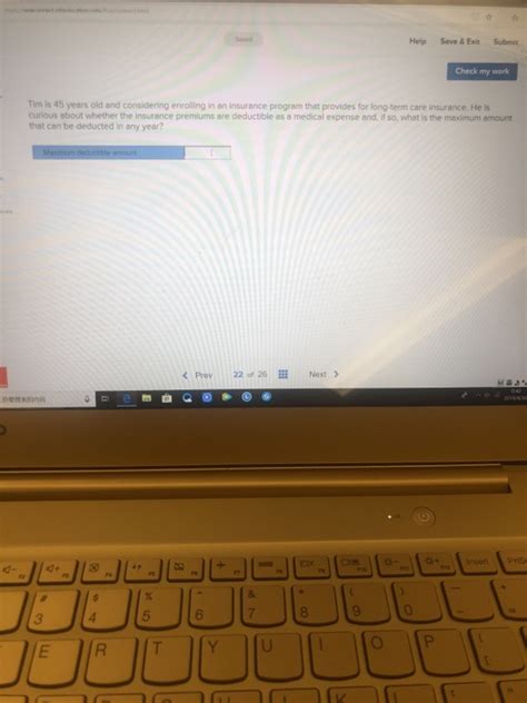 Solved Help Save And Exit Submit Check My Work Tim Is 45 Years