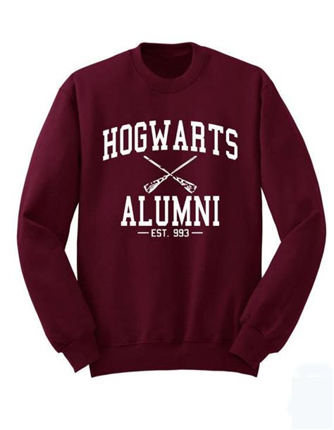 Hogwarts Alumni Sweatshirt Harry Potter Outfits Harry Potter Sweater Hogwarts Alumni Sweatshirt