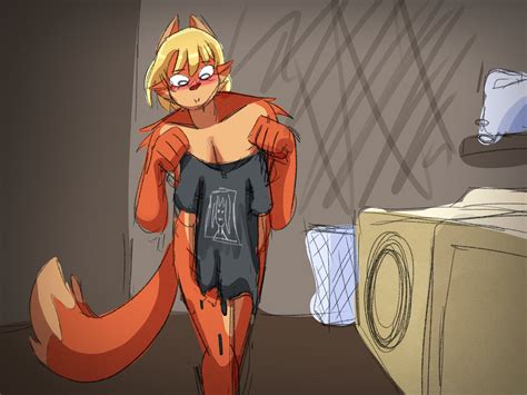 Rule 34 Anthro Breasts Embarrassed Nude Female Enf Furry Robablo