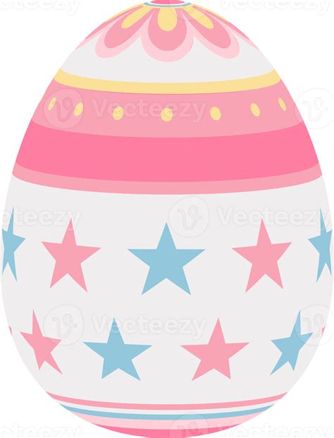 Happy Easter Day Colorful Egg Isolated 15099019 Png