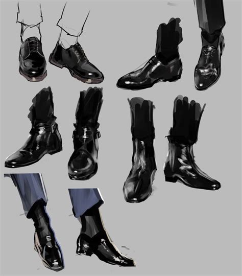 Clothing Art에 있는 Shulk님의 핀 신발 그리는 법 신발 그림 남성 구두