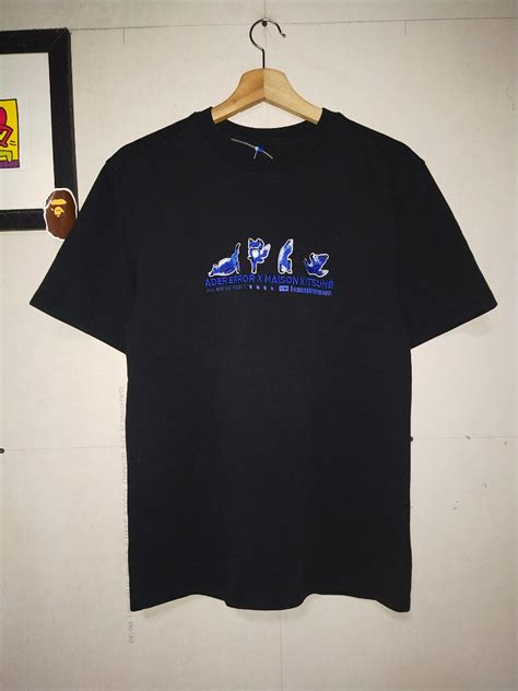 Ader Error X Maison Kitsune Mens Fashion Tops And Sets Tshirts And Polo
