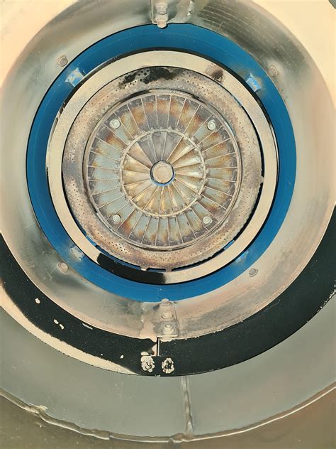 The Inside Of A Aggregate Drying Drum And The Face Of The Gas Jet R