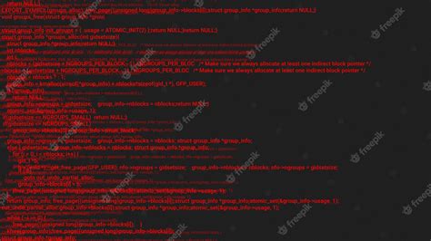 Animación De Concepto De Hacker De Codificación De Pantalla Roja Con Error De Escritura De