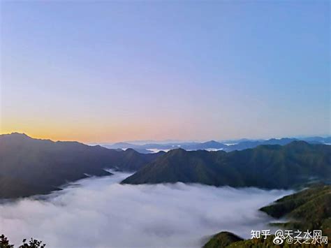 甘肃天水李子园白音山云海日出 知乎