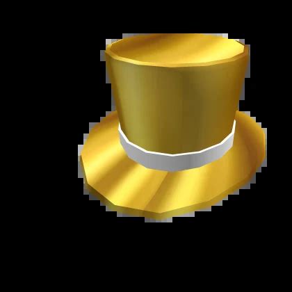 Gold Top Hat Roblox Item Rolimons