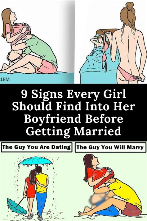 9 Signs Every Girl Should Find Into Her Babefriend Before Getting Married Every Girl Getting