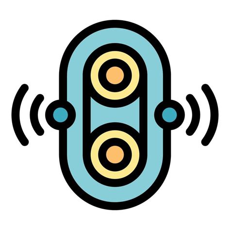 Wireless bluetooth speaker emitting sound waves icon 52592481 Vector Art at Vecteezy