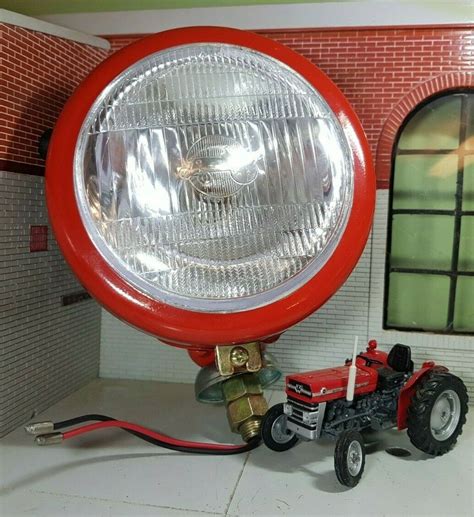 Massey Ferguson 35 135 165 Red Tractor Plough Work Lamp Light And Switch