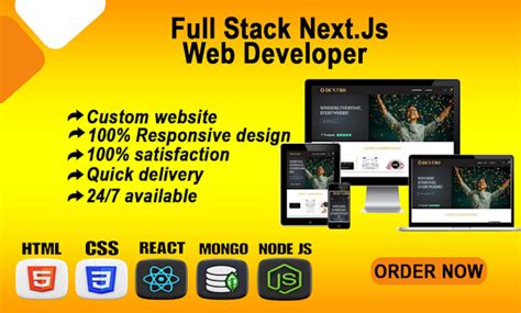 Develop A Full Stack Website With React Next Js And Node Js By Anas984 Fiverr