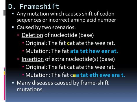 Ppt Mutations Powerpoint Presentation Free Download Id 2664765