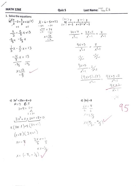 Math 126 Quiz 5 Precalculus I Math 126 Quizzes Math 126e Le Th E