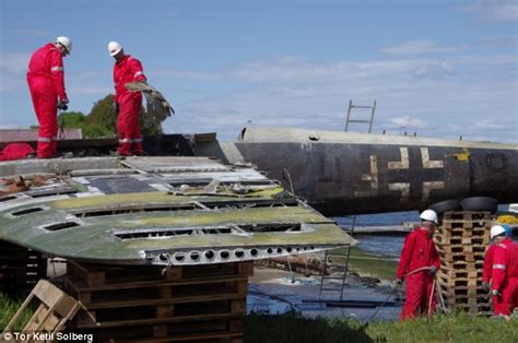 German Seaplane Recovered From Depths Of Fjord 70 Years After It Sank