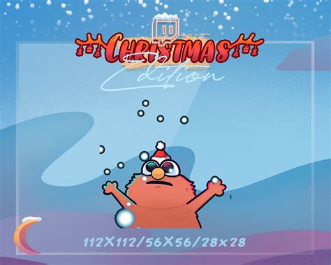 Animated Hellmo Emote Twitch Snow Emote Meme Emote Kawaii  Custom