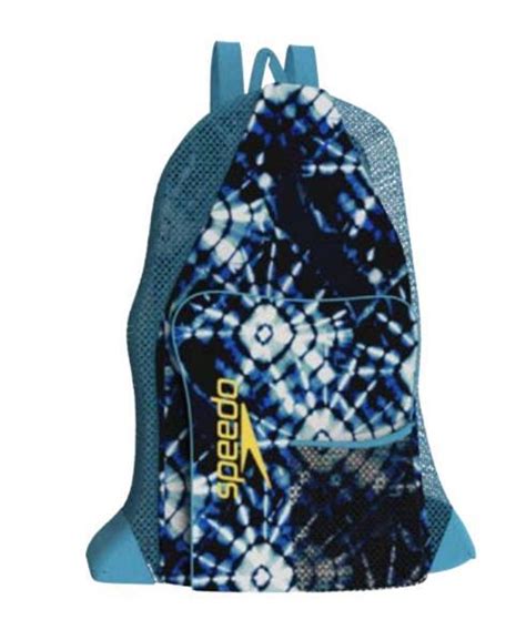 Speedo Blue Tie Dye Deluxe Ventilator Mesh Bag Cys Swim And Tuxedos