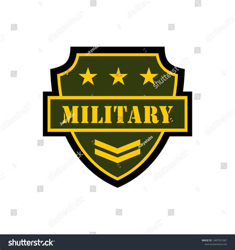 Military Logos Badges Army Symbols Stock 스톡 벡터로열티 프리 1487951087