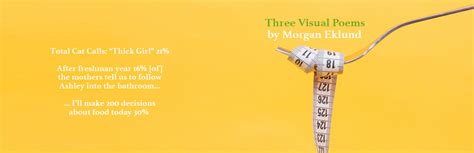 Three Visual Poems By Morgan Eklund Sequestrum