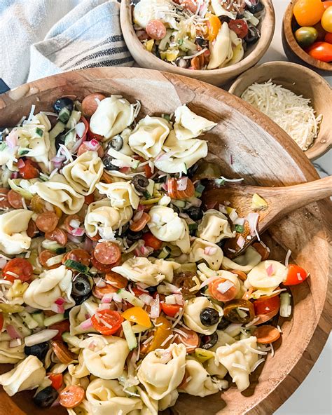 Easy Tortellini Italian Pasta Salad Pound Dropper