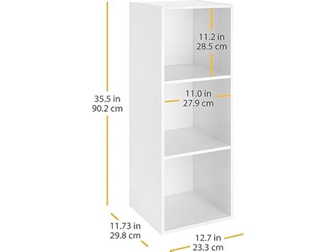Whitmor 3 Cube Organizer White