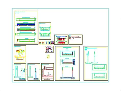 Structural Detail Of A Bridge With Abutments In Autocad Cad Library