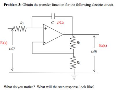 Solved Obtain the transfer function for the following | Chegg.com