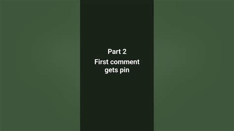 First Comment Gets Pin 📍 Youtube