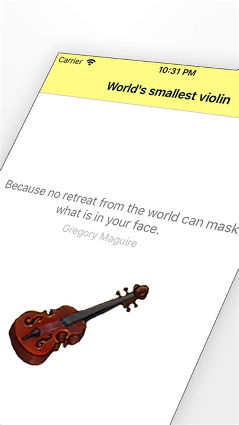 Worlds Smallest Violin Para Iphone Descargar
