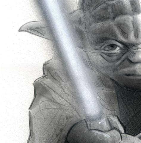 Yoda Pencil Drawing