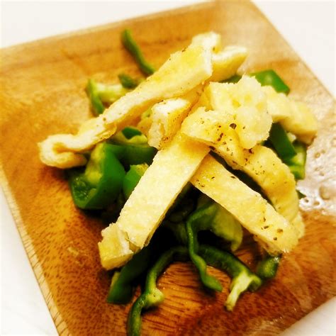 簡単！ポリポリ食感ピーマン油揚げ By 簡単しりぃず 【クックパッド】 簡単おいしいみんなのレシピが396万品