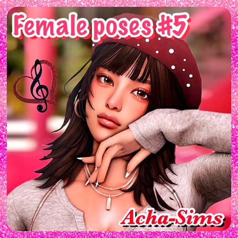 Acha Female Poses 4 для Симс 4 Скачать мод