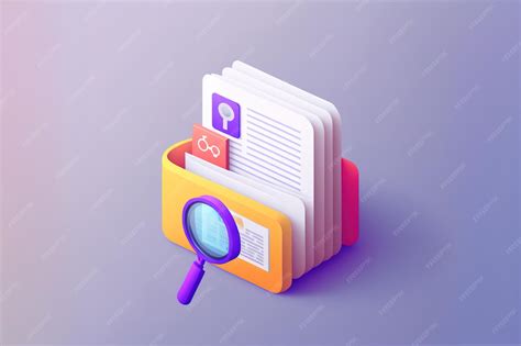 Premium Photo 3d Media File Management Concept Searching Image And