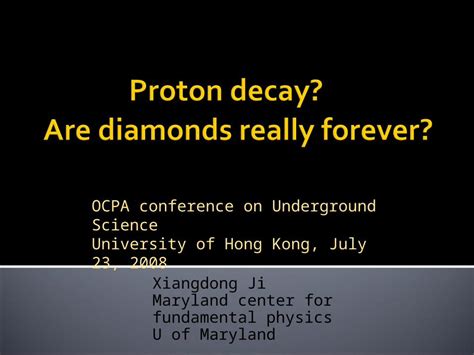 PPT Proton Decay DOKUMEN TIPS