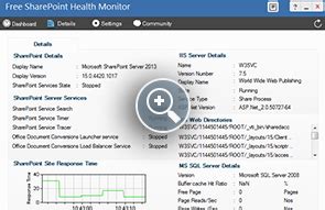Free SharePoint Server Monitoring Tool ManageEngine Free Tools