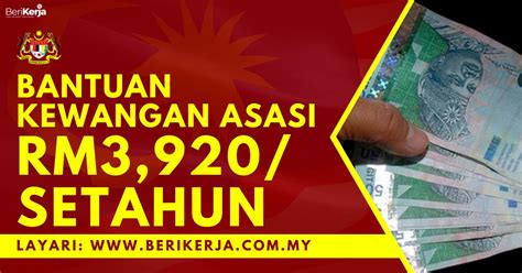Untuk Golongan B40 M40 Ini Cara Memohon Bantuan Kewangan Asasi RM3