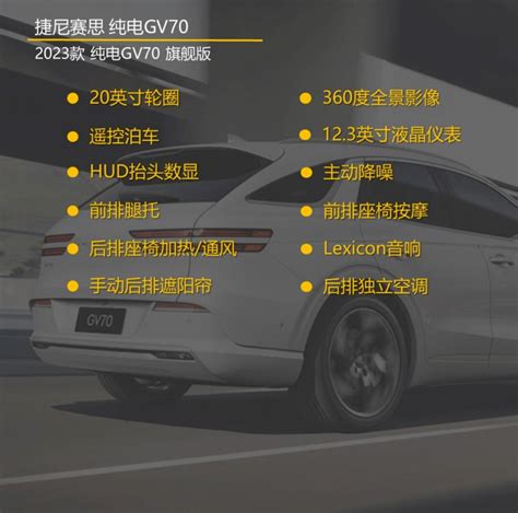 入门就是豪华 标配L2驾驶辅助 捷尼赛思GV70购车手册 搜狐汽车 搜狐网