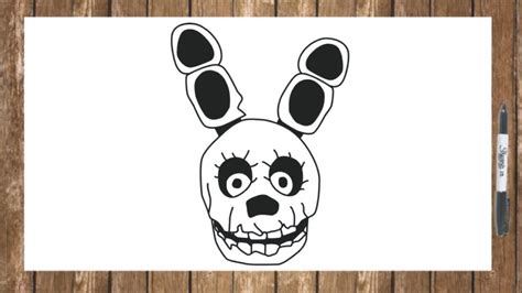 Easy Springtrap Drawing Ideas How To Draw Springtrap