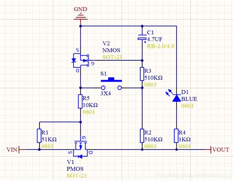 按键消抖电路 按键电路 大山谷图库
