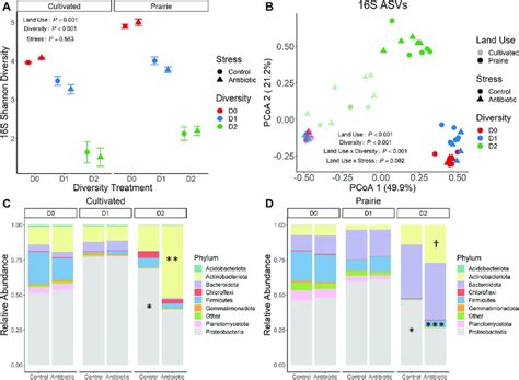 Effects Of Land Use Diversity And Stress Treatments On Bacterial α