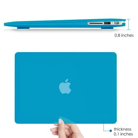 Frosted Shell Hard Case Apple Macbook Air Inch Light Blue